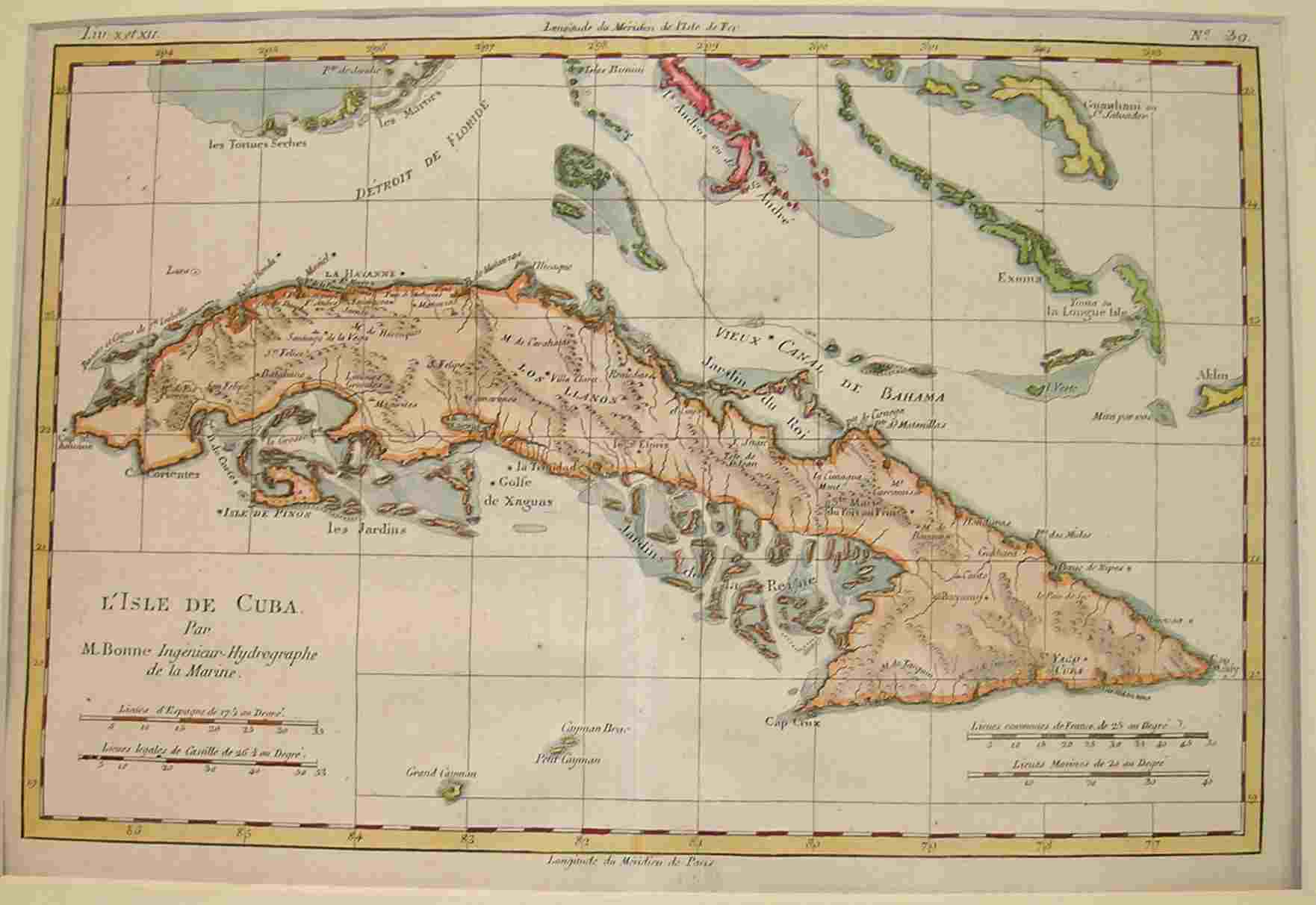 L'ISLE DE CUBA || Michael Jennings Antique Maps and Prints