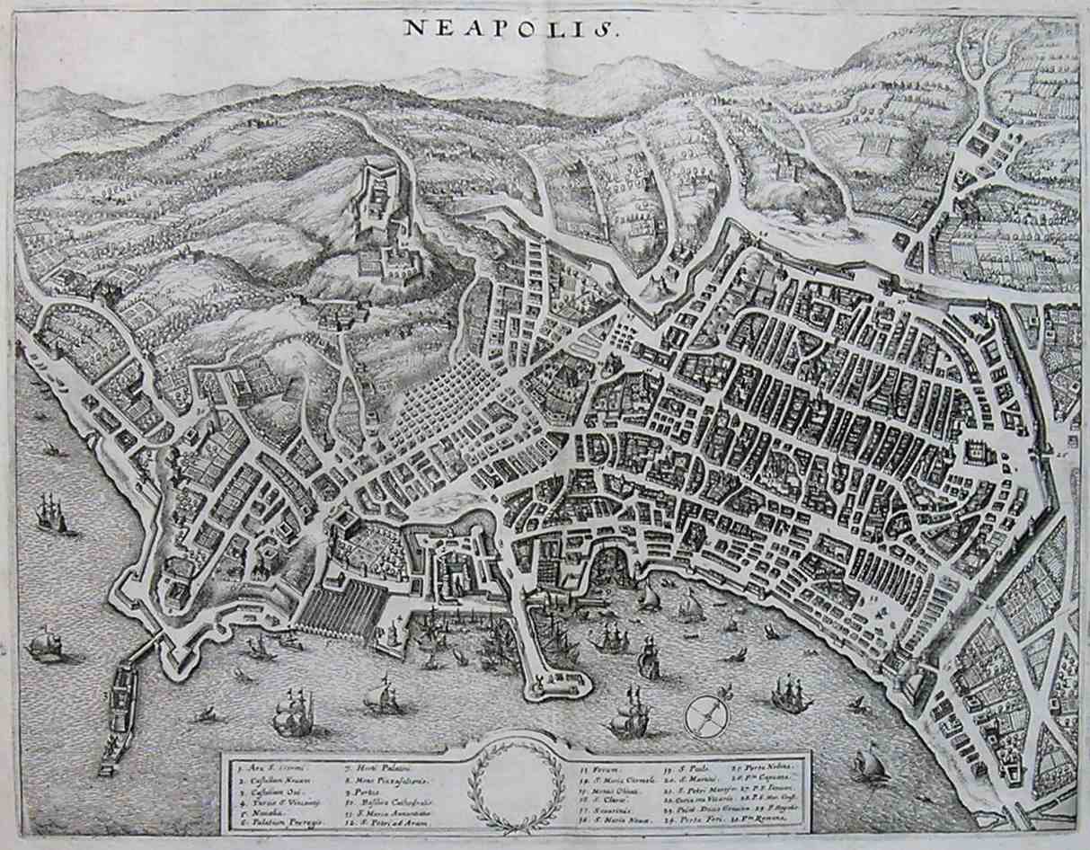 NAPLES NEAPOLIS || Michael Jennings Antique Maps and Prints