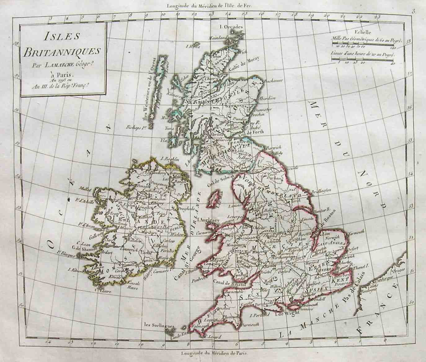BRITISH ISLES ISLES BRITANNIQUES || Michael Jennings Antique Maps and ...