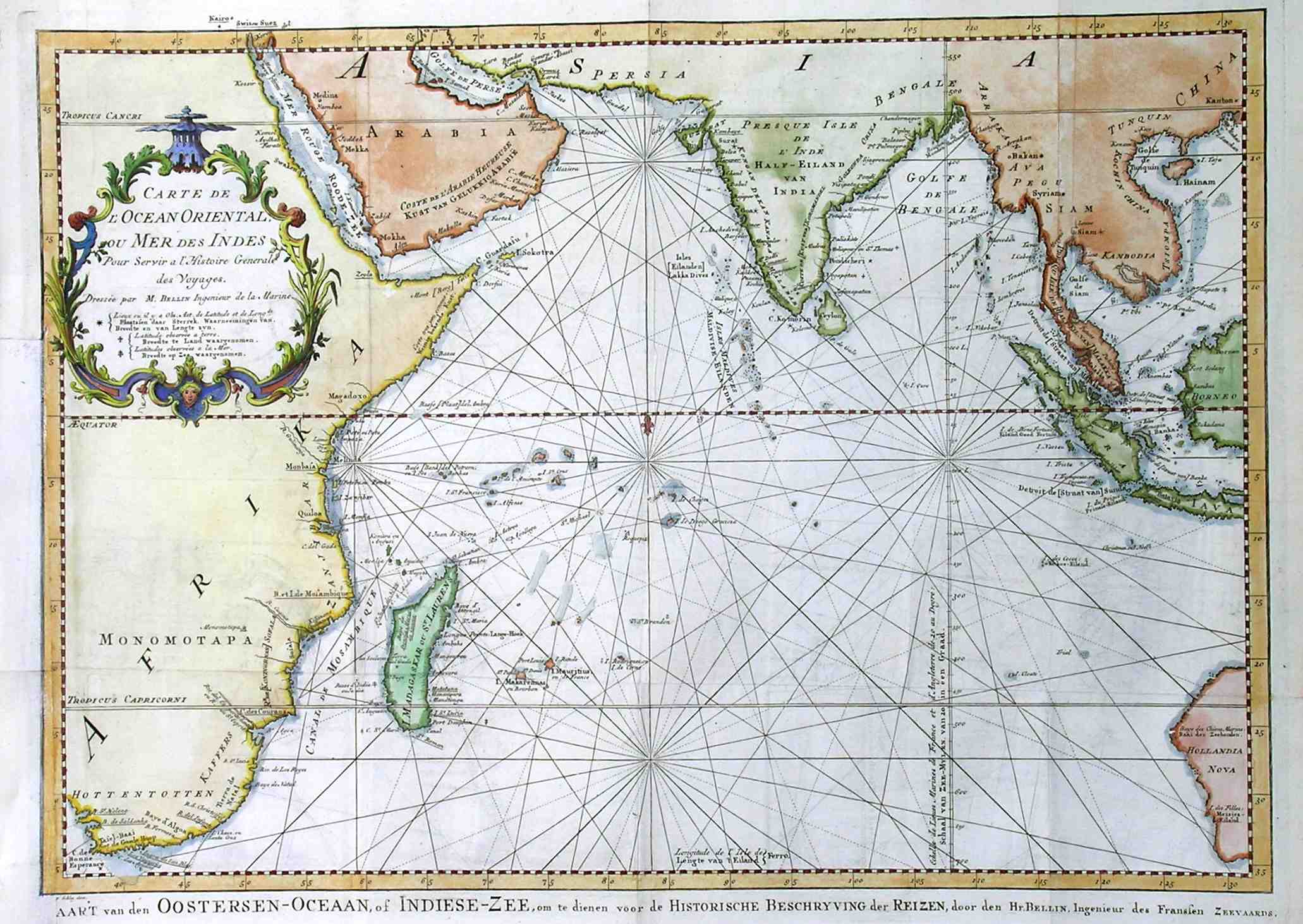 Indian Ocean Depth Chart