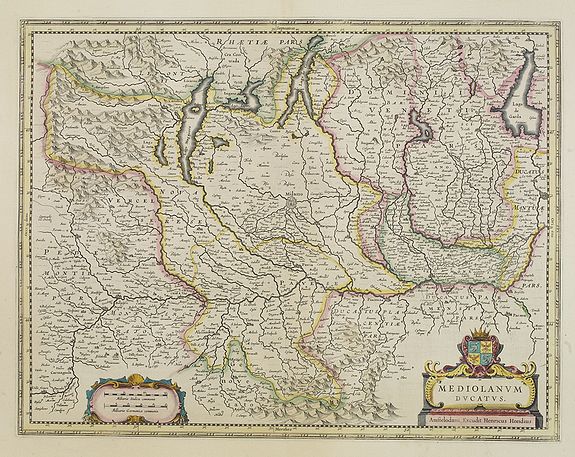 MILAN REGION MEDIOLANUM DUCATUS || Michael Jennings Antique Maps and Prints