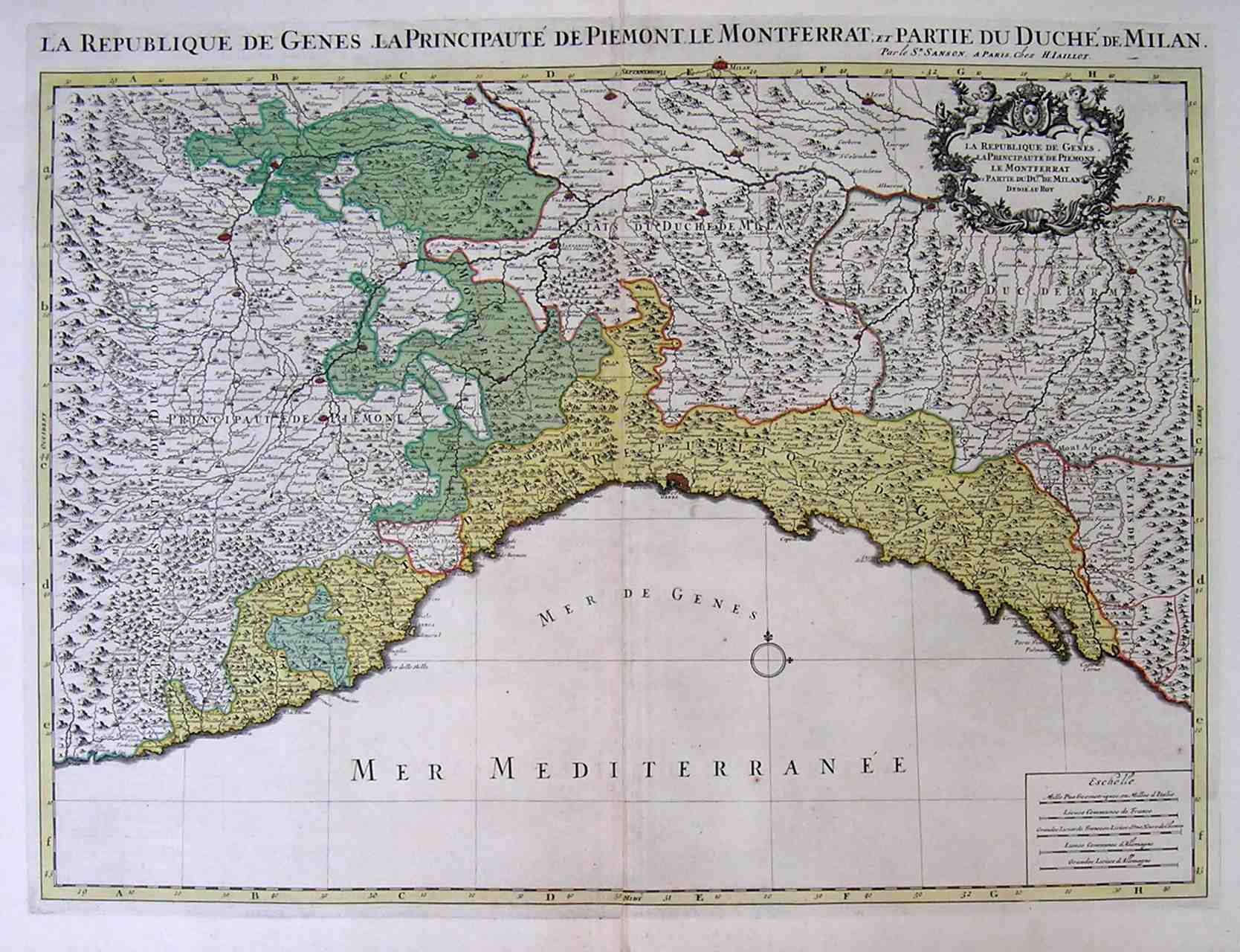 GENOA LA REPUBLIQUE DE GENES || Michael Jennings Antique Maps and Prints