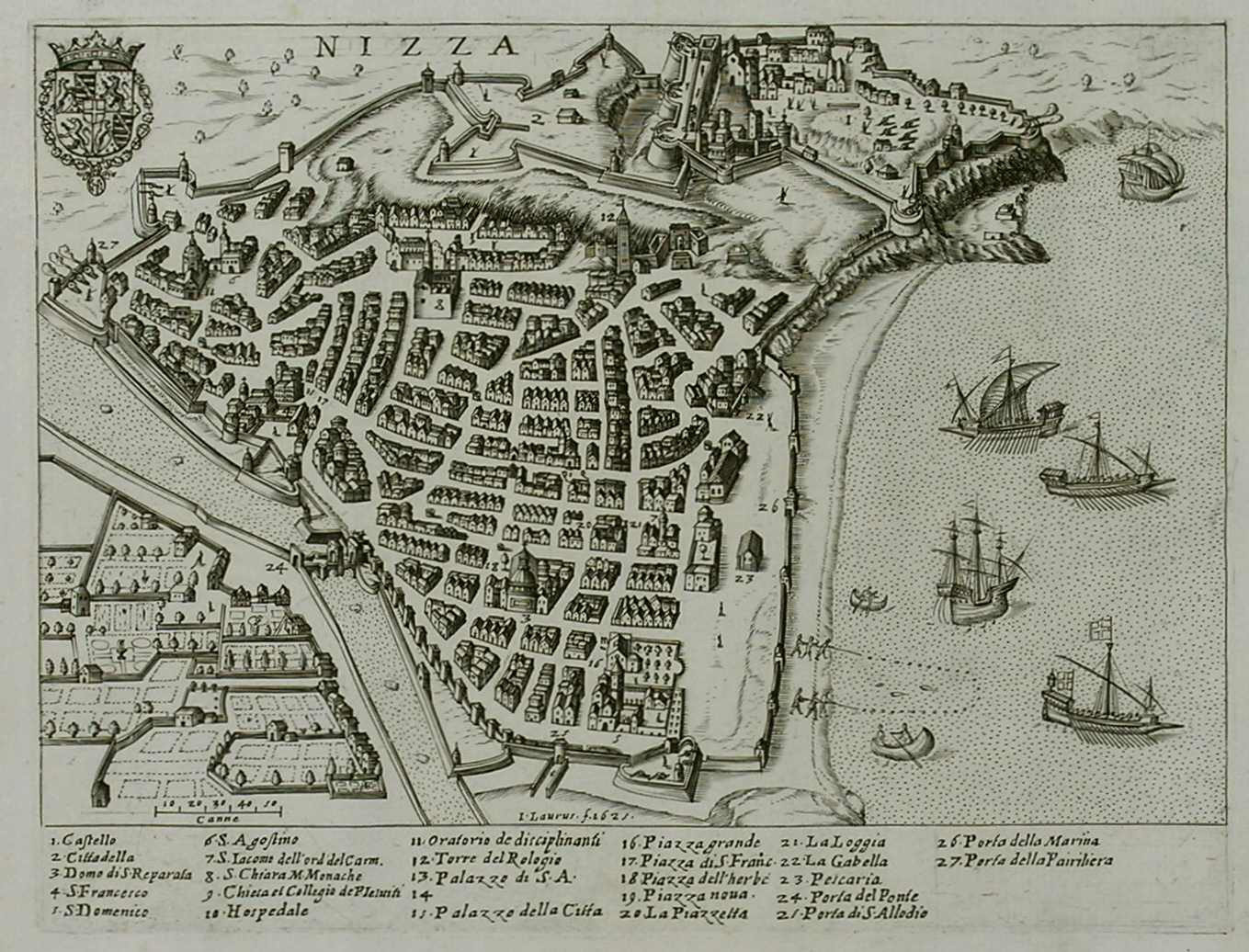 NICE NIZZA || Michael Jennings Antique Maps and Prints