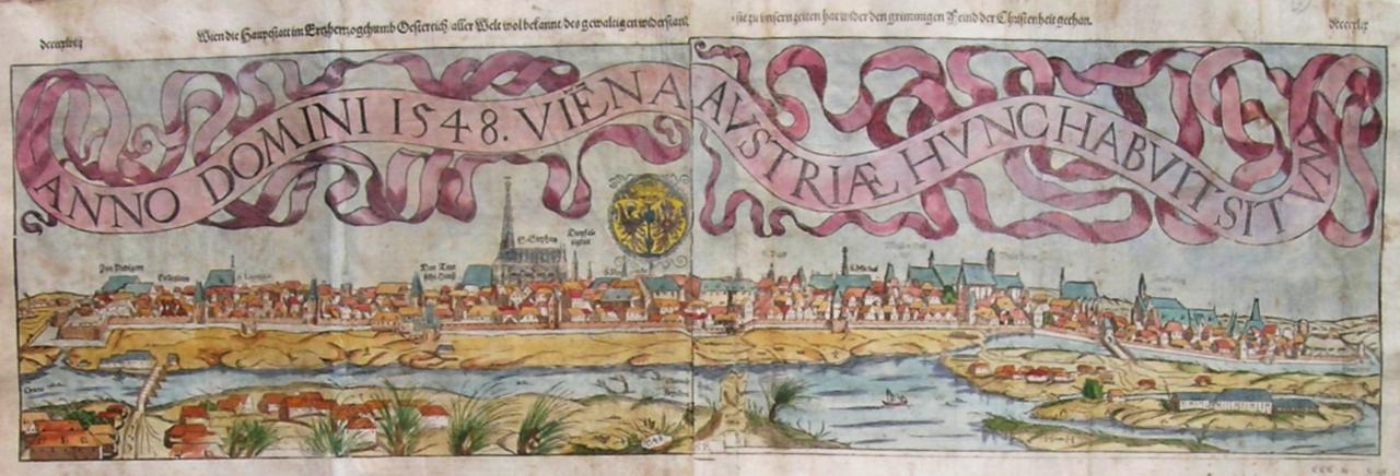 VIENNA ANNO DOMINI 1548 || Michael Jennings Antique Maps and Prints