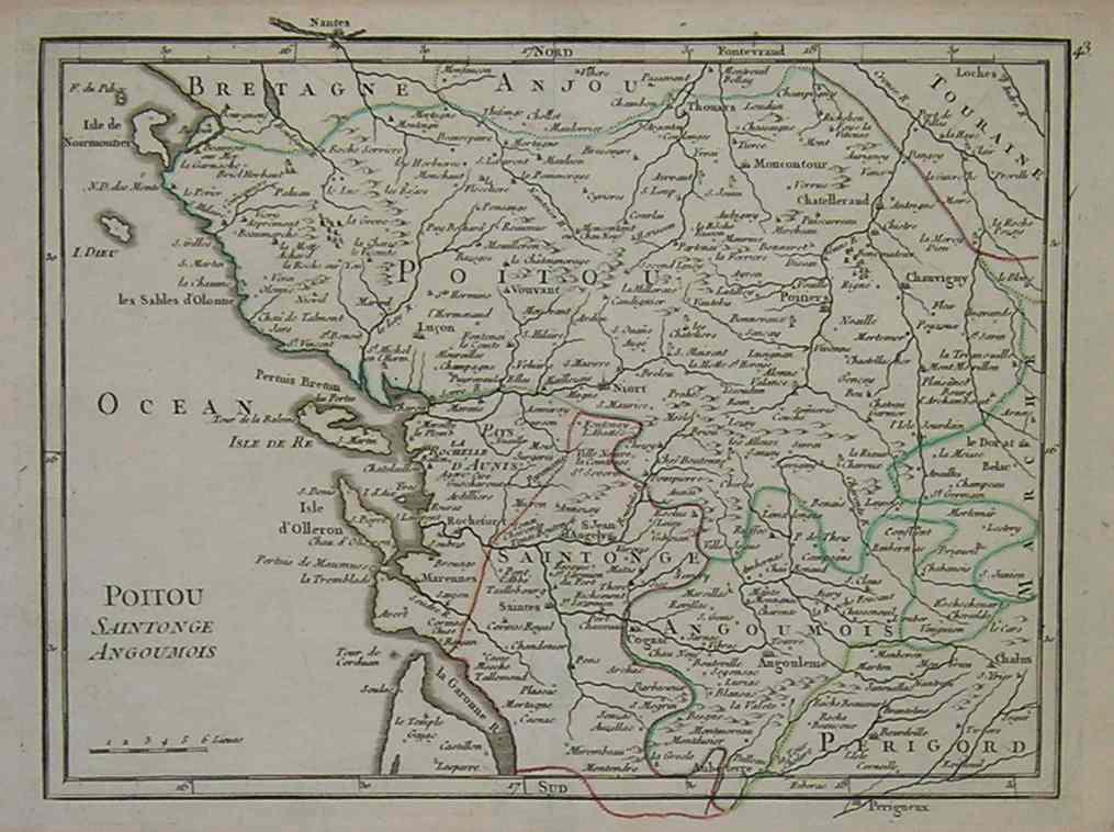 POITOU || Michael Jennings Antique Maps and Prints