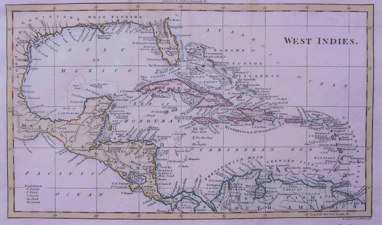 WEST INDIES || Michael Jennings Antique Maps and Prints