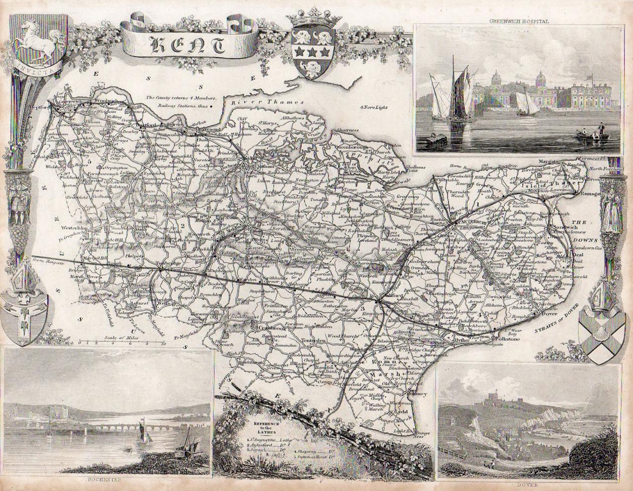 KENT || Michael Jennings Antique Maps and Prints