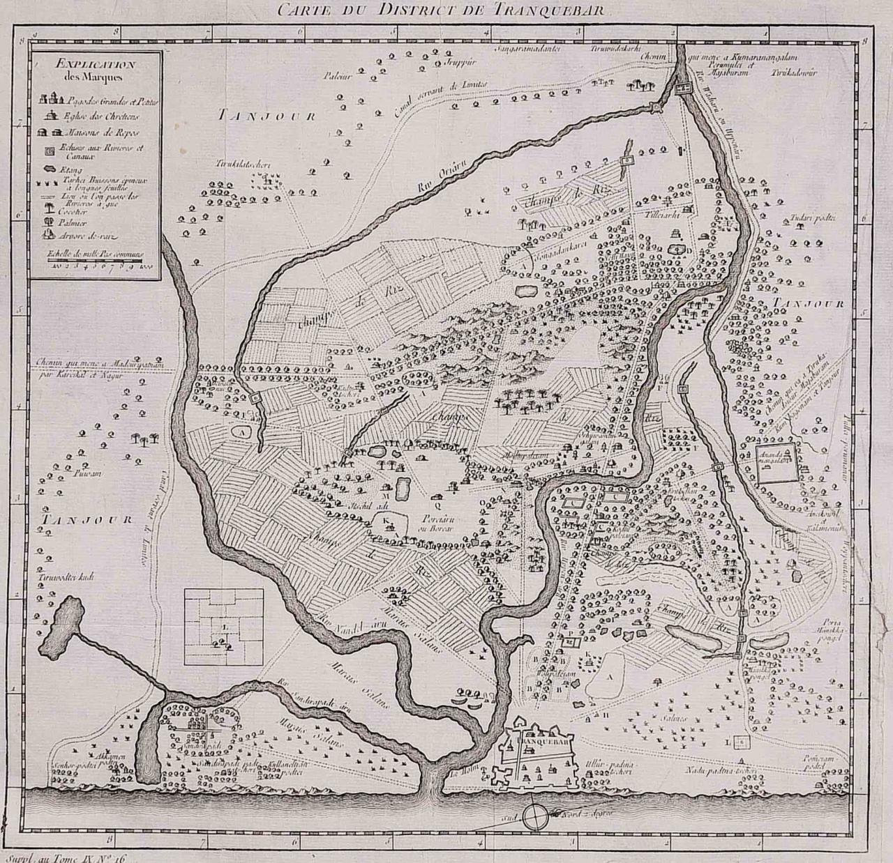 INDIA TRANQUEBAR || Michael Jennings Antique Maps and Prints