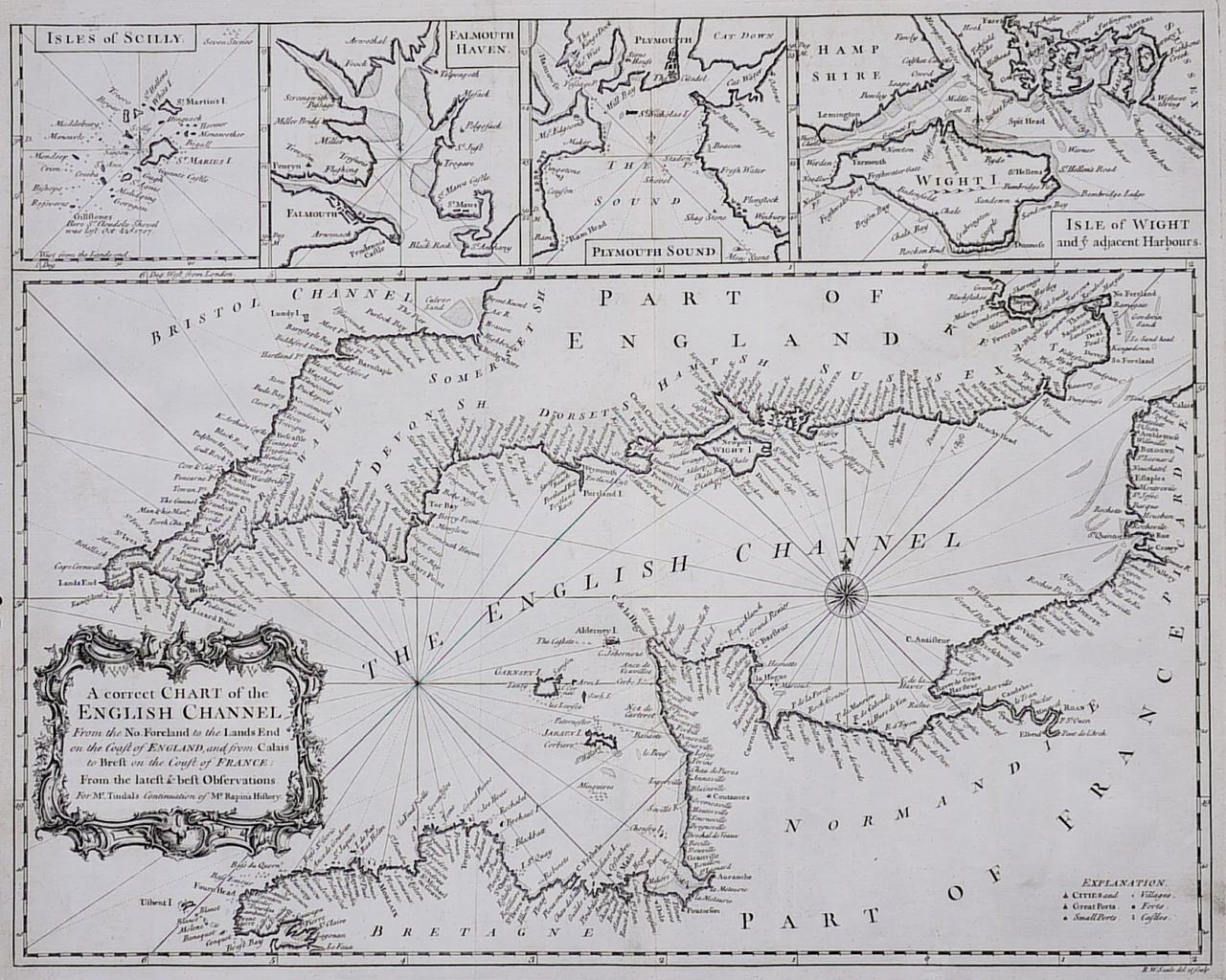 ENGLISH CHANNEL || Michael Jennings Antique Maps and Prints