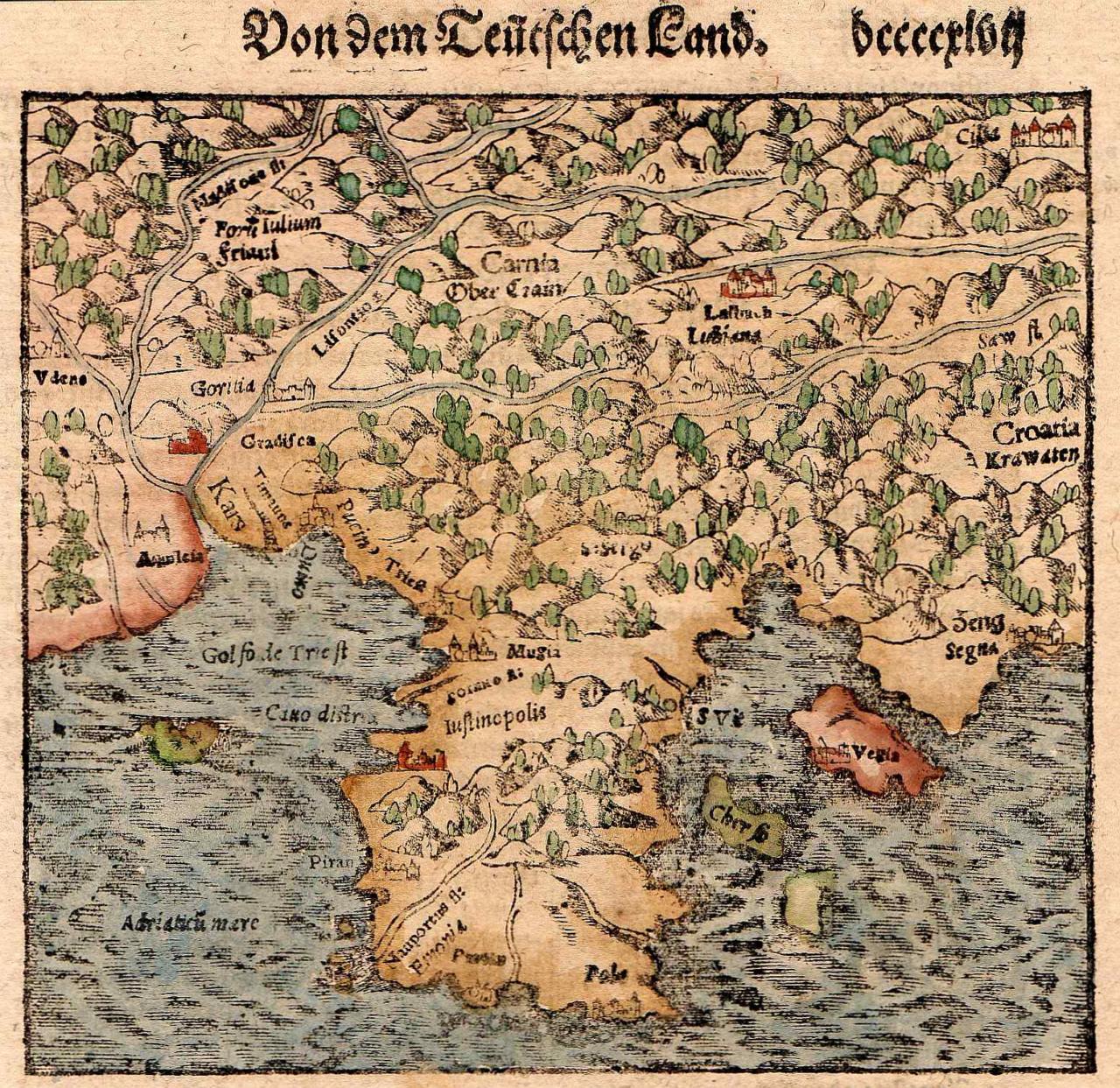 TRIESTE ISTRIA || Michael Jennings Antique Maps and Prints