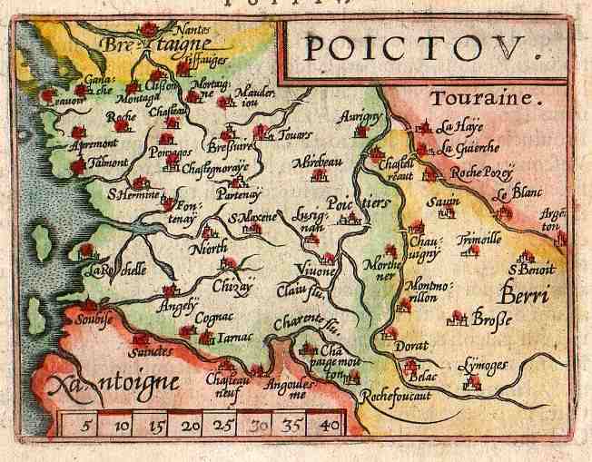 POITOU || Michael Jennings Antique Maps and Prints