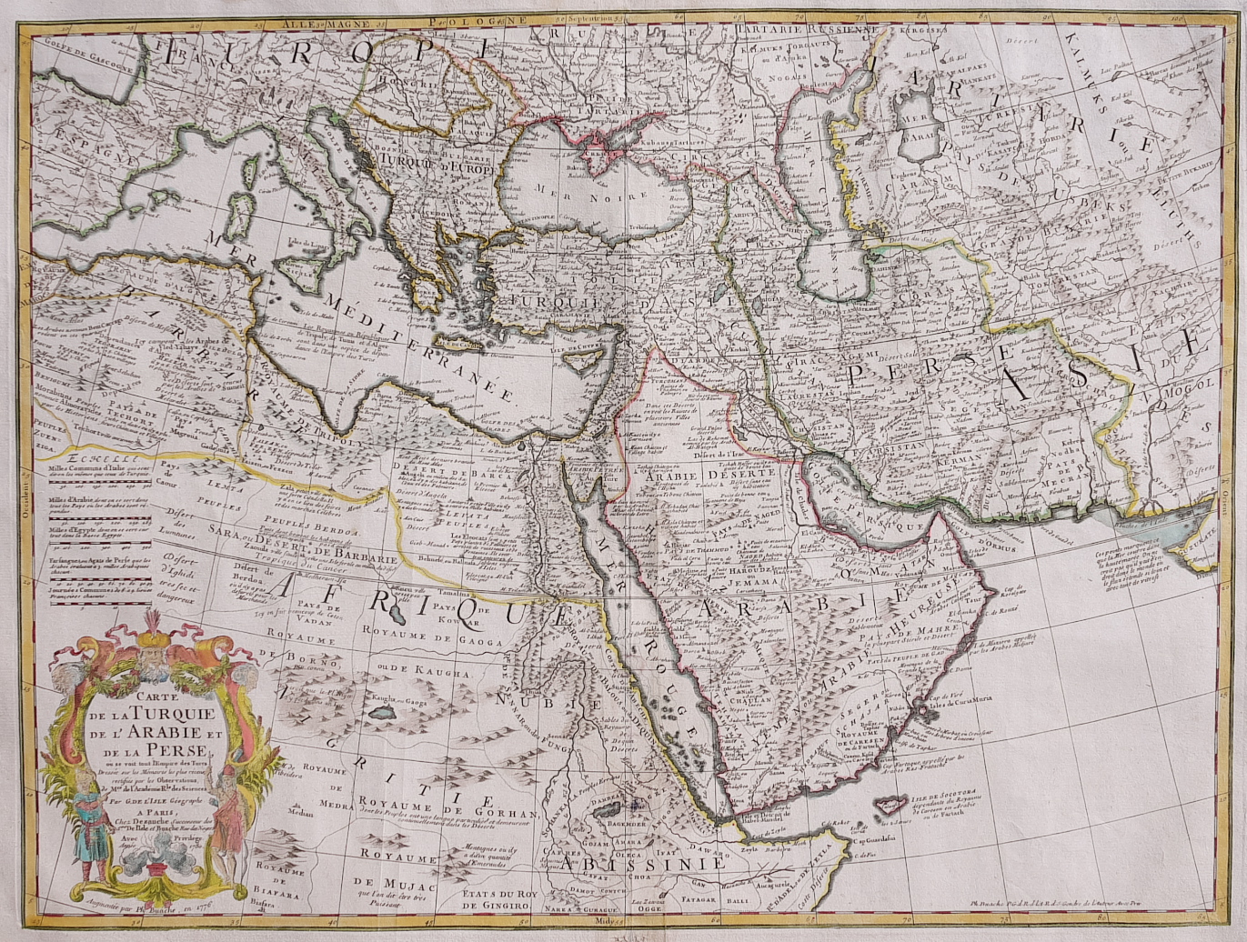 TURKISH EMPIRE MIDDLE EAST || Michael Jennings Antique Maps and Prints