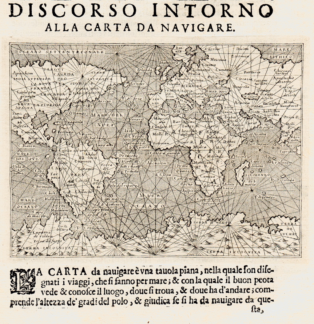 MARINERS WORLD MAP SIXTEENTH CENTURY || Michael Jennings Antique Maps ...