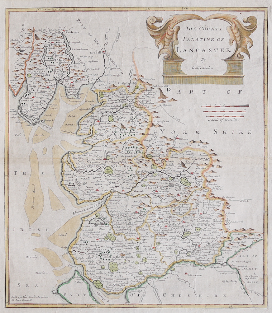 LANCASHIRE || Michael Jennings Antique Maps and Prints