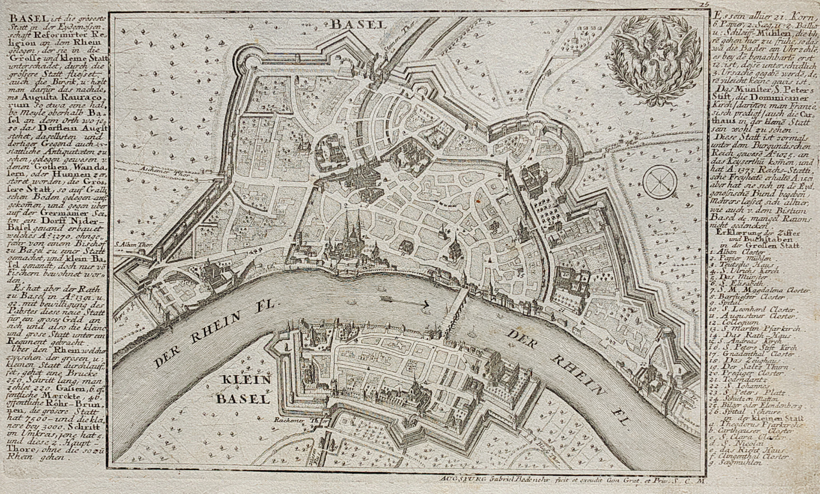 BASLE BASEL || Michael Jennings Antique Maps and Prints