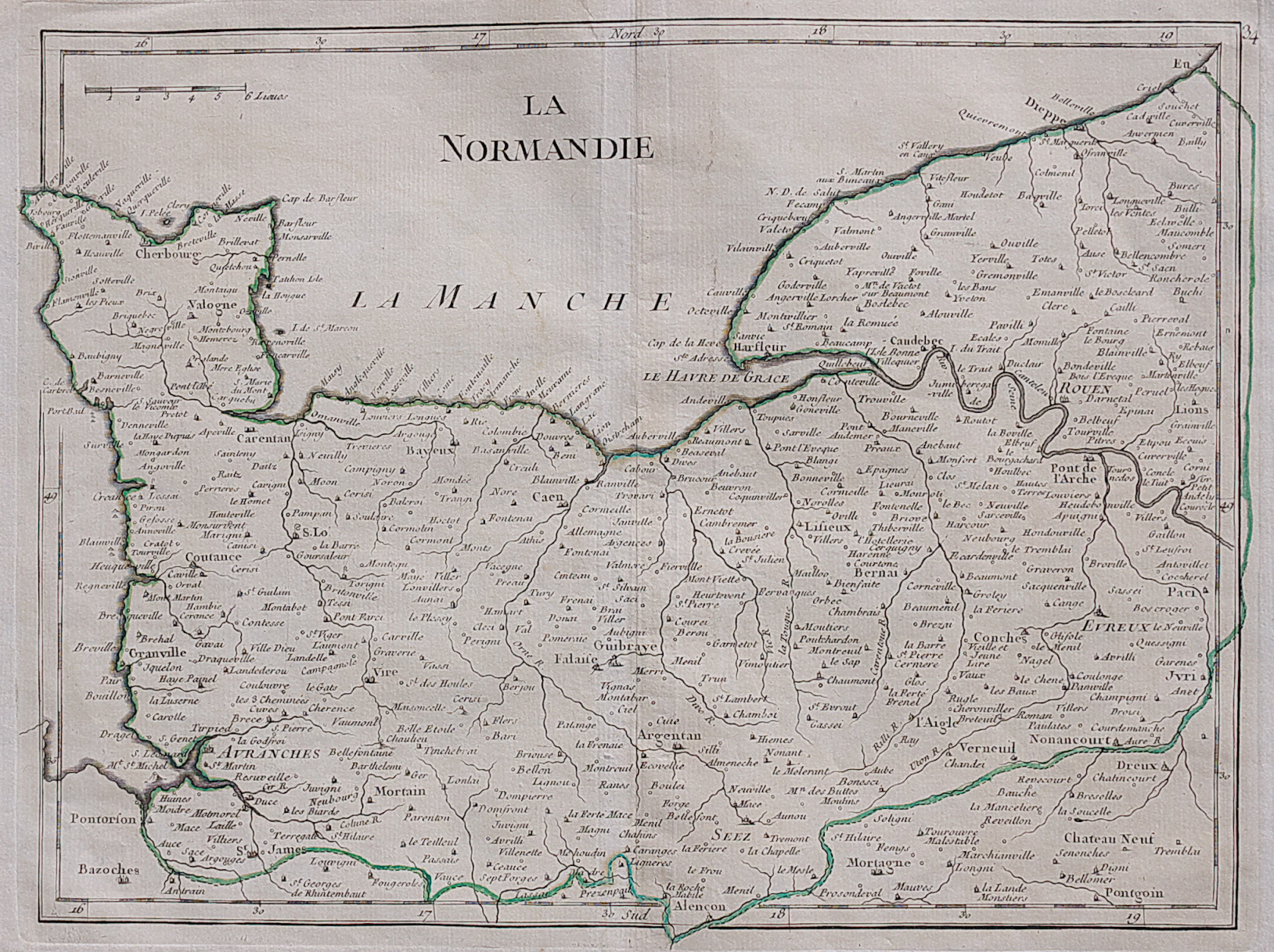 NORMANDY || Michael Jennings Antique Maps and Prints