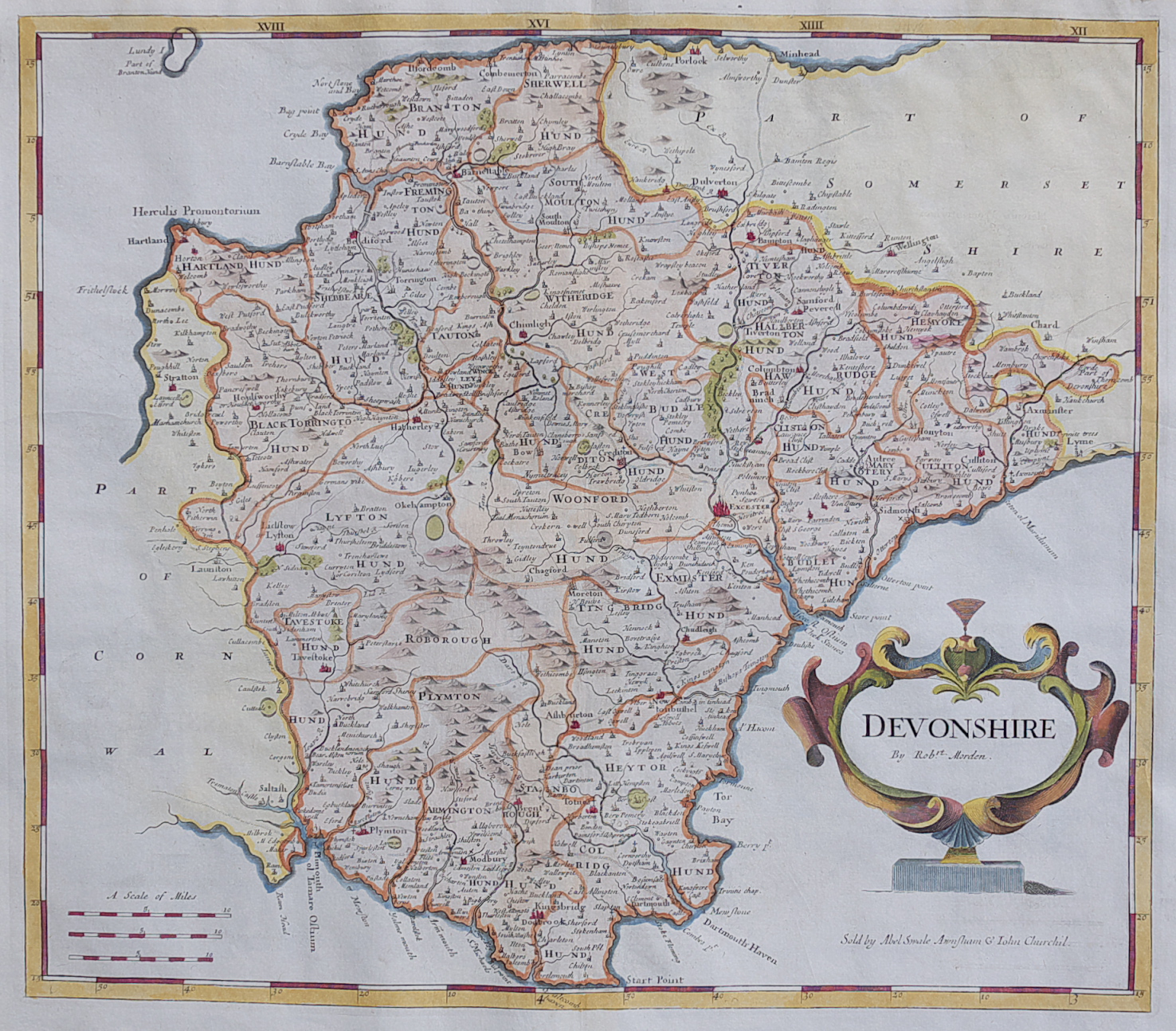 DEVON DEVONSHIRE || Michael Jennings Antique Maps and Prints