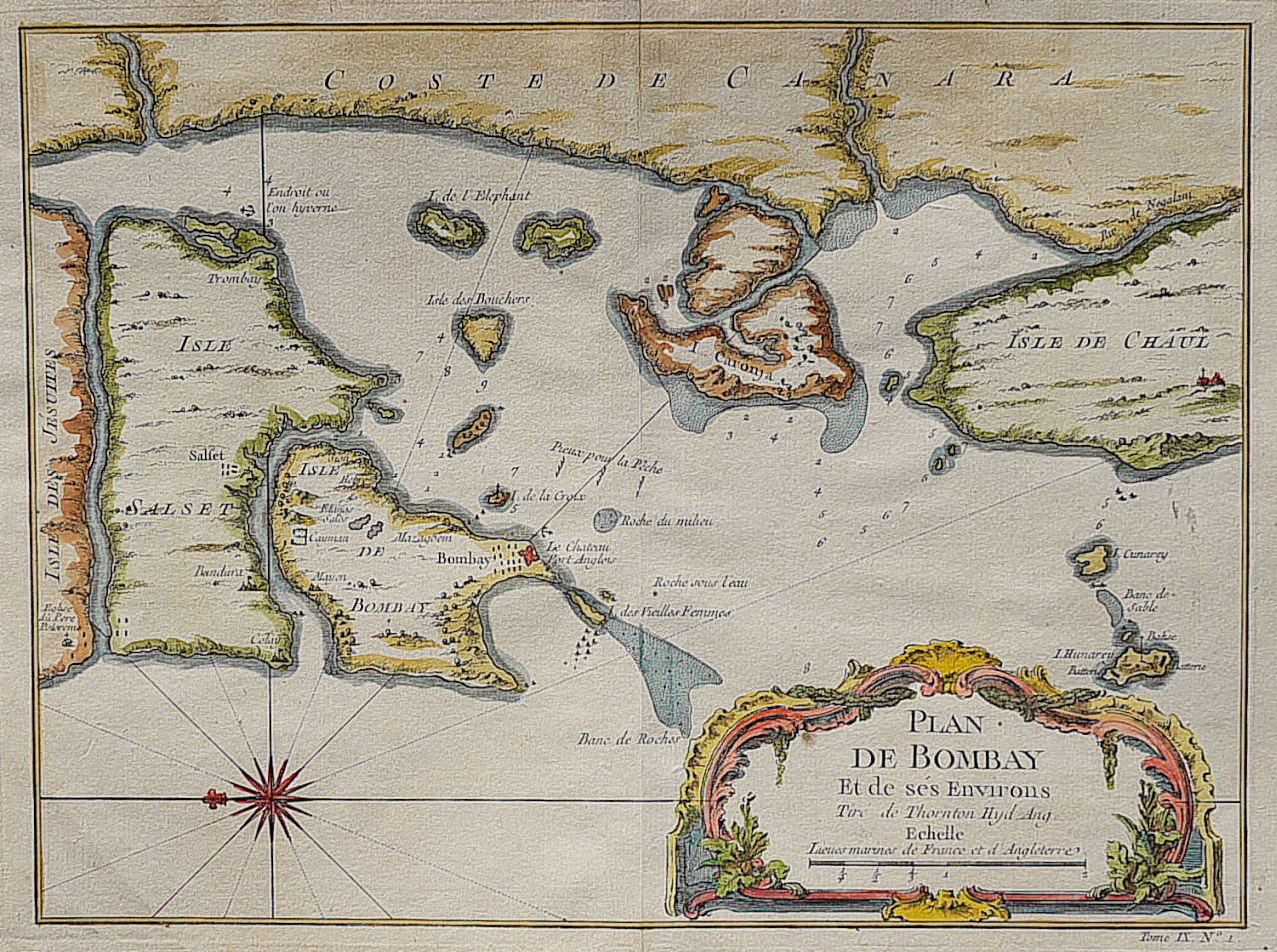 INDIA BOMBAY MUMBAI || Michael Jennings Antique Maps and Prints