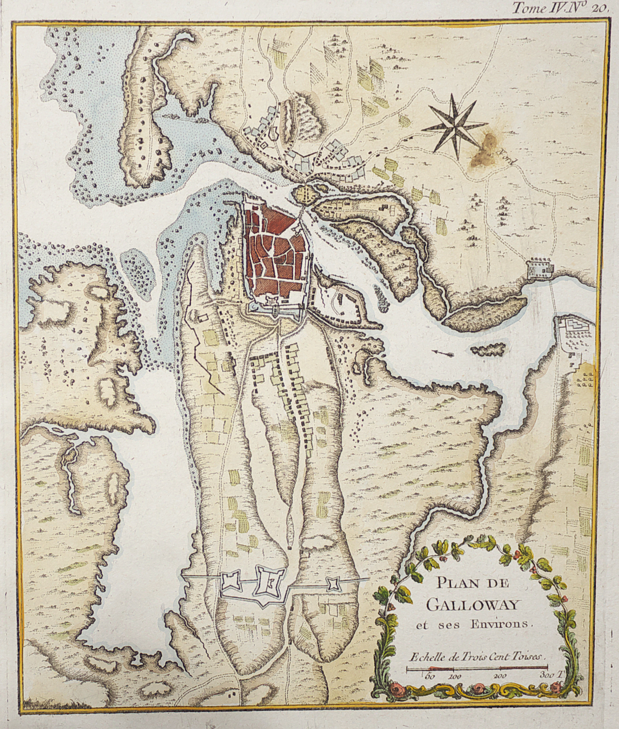 BELLIN'S RARE PLAN OF GALWAY IRELAND || Michael Jennings Antique Maps ...