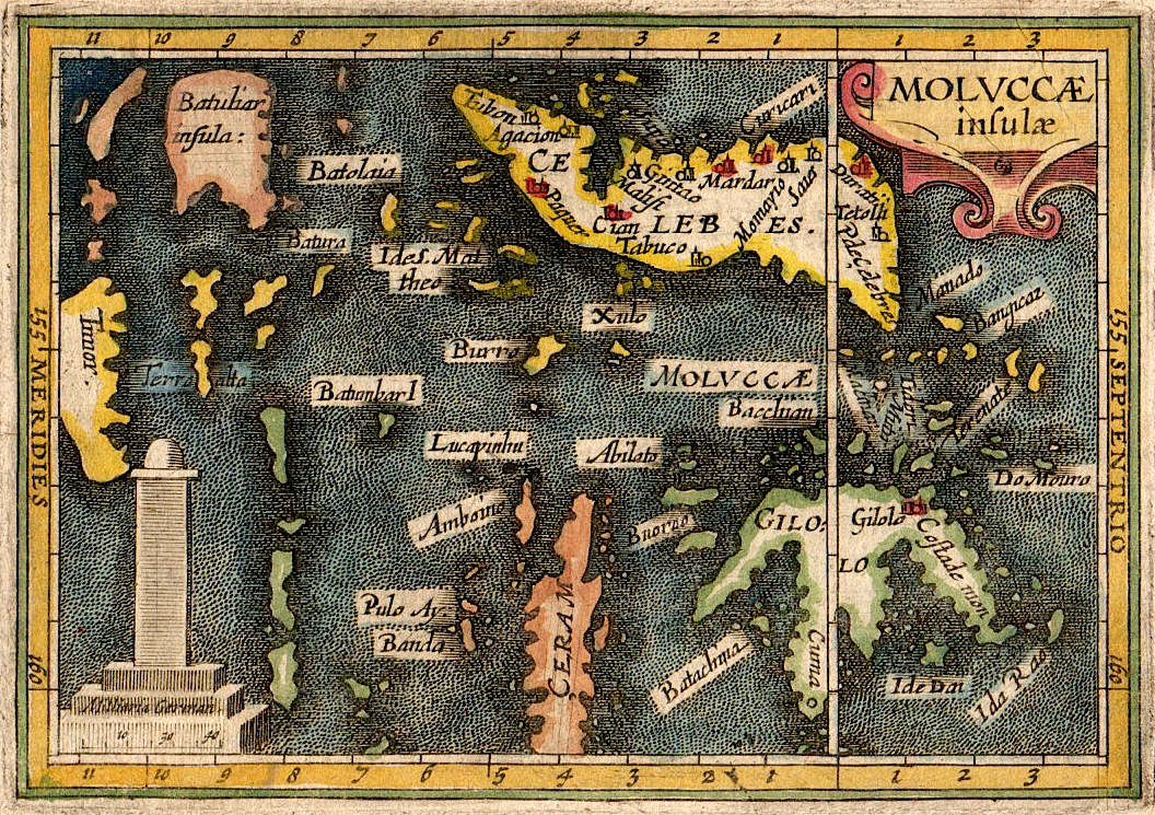 BERTIUS MAP OF THE MOLUCCAS OR MALUKA ISLANDS || Michael Jennings ...
