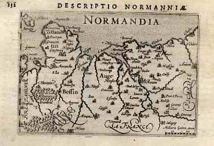 NORMANDY NORMANDIA || Michael Jennings Antique Maps and Prints