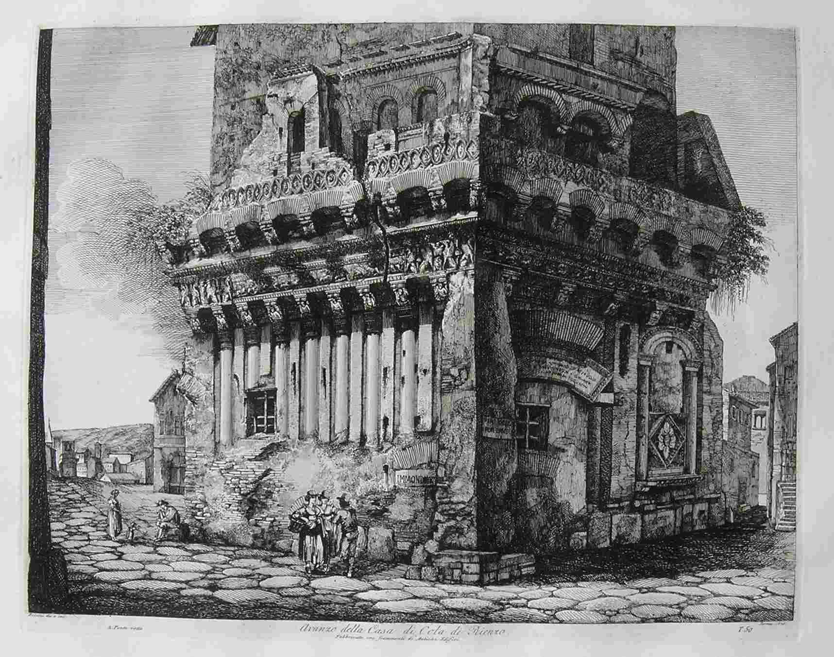 ROME AVANZO DELLA CASA DI COLA DI RIENZO || Michael Jennings Antique ...