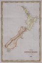 D'URVILLE MAP OF NEW ZEALAND 1835 || Michael Jennings Antique Maps and ...